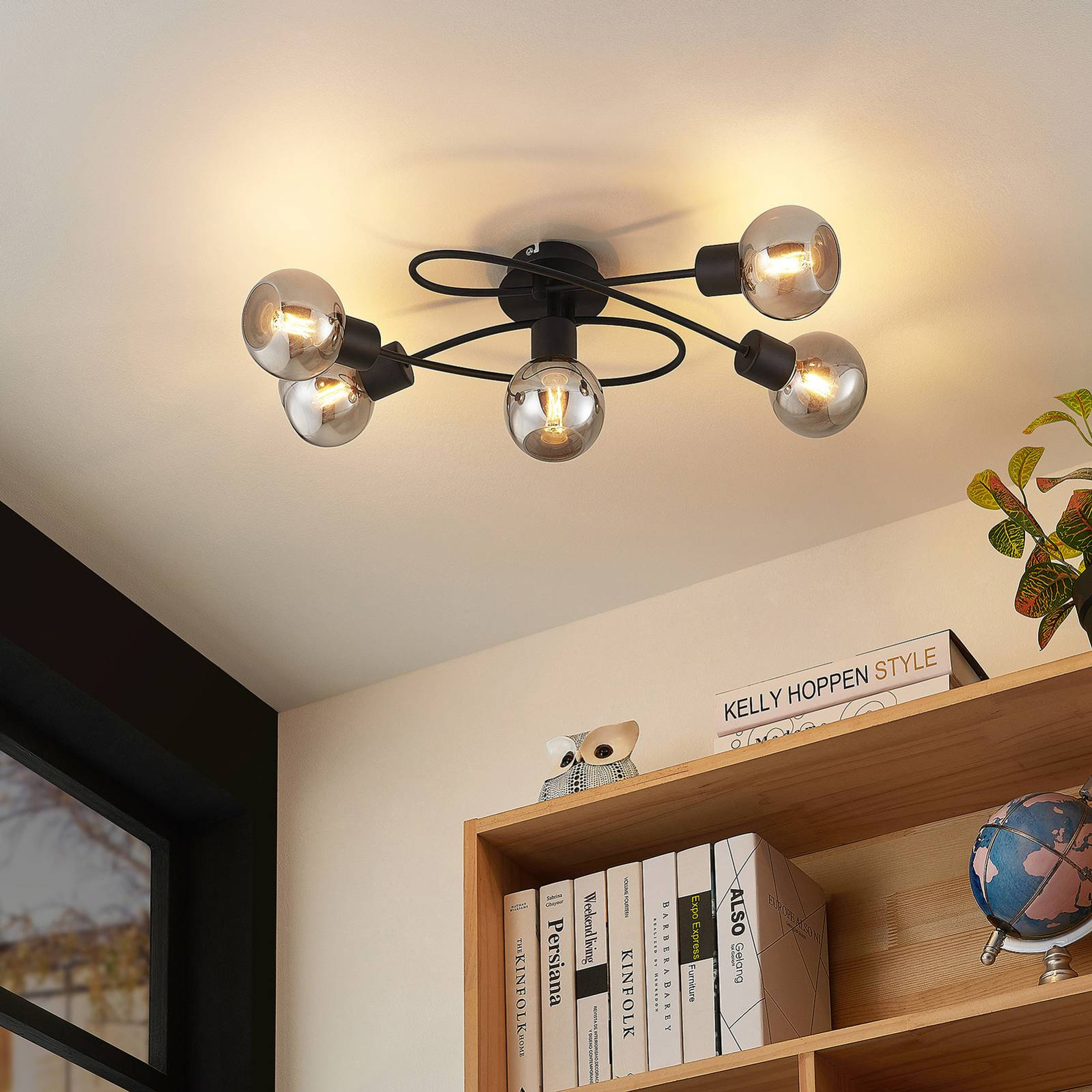 Deckenlampe Schwarz Modern